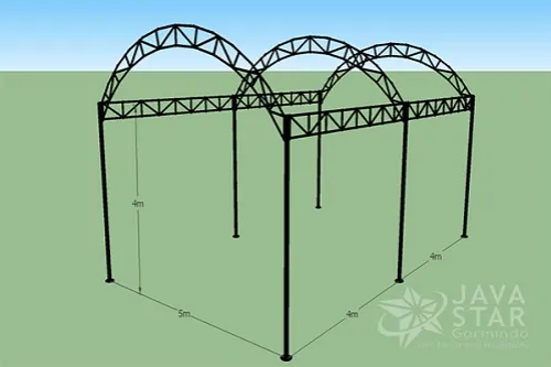 Rangka Tenda | Perlengkapan Dekorasi Tenda | Java Star Garmindo